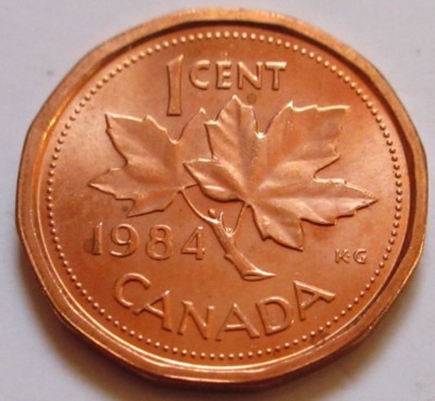 1984 Canada Small Cent Coin. PROOF RED UNC. NICE GRADE (RJ405) | eBay