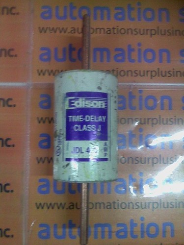EDISON JDL400 CLASS J 400A, 600VAC TIME-DELAY FUSE HRCI-J TYPE D TESTED ...