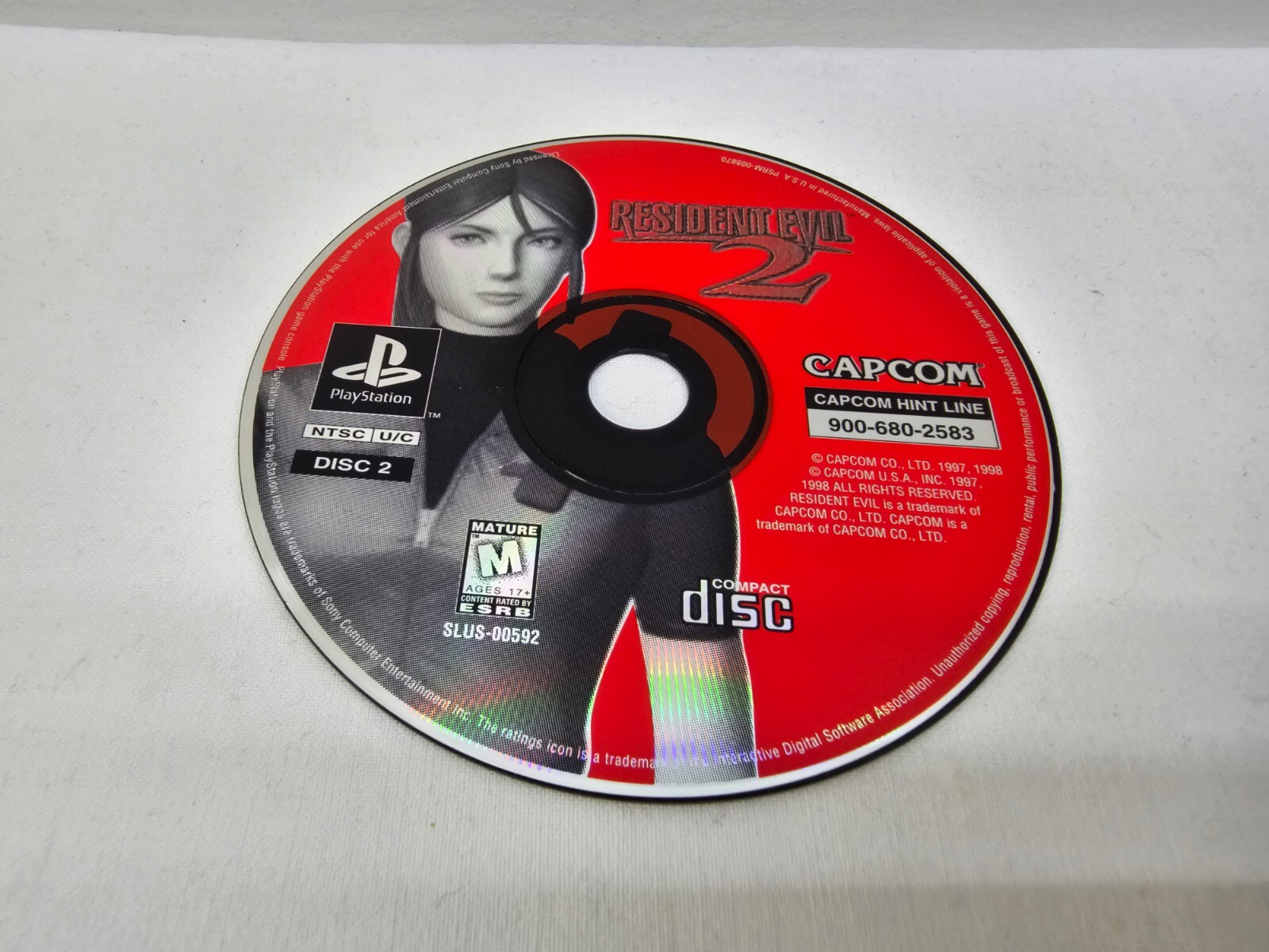 Resident Evil 2 Disc 2 (Playstation 1 PS1) Game Disc Only | eBay