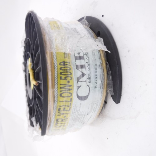 500' CME Wire 8 AWG THHN/THWN-2 Stranded Copper Wire Yellow SEE DESC | eBay
