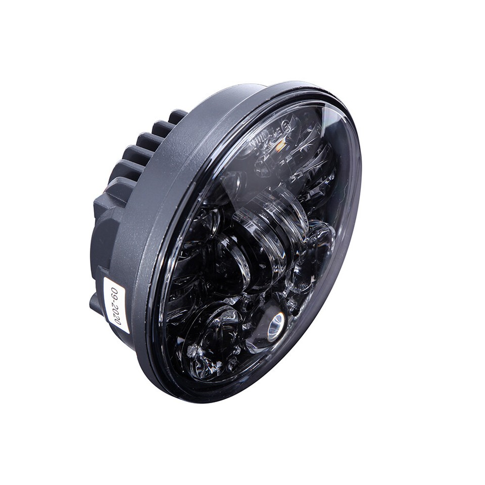 4X 5-3/4" 5.75" LED Headlights Round Hi/Lo Indicator For Peterbilt Semi ...