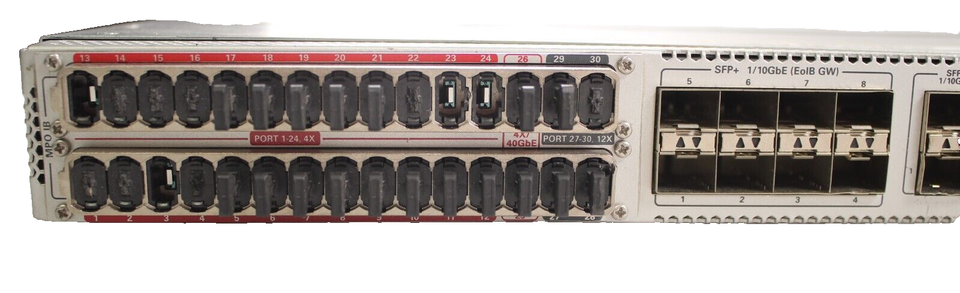 Switch Oracle InfiniBand IS2-46 33831904+1+15 7322648 w/Sun MPO-IB No ...