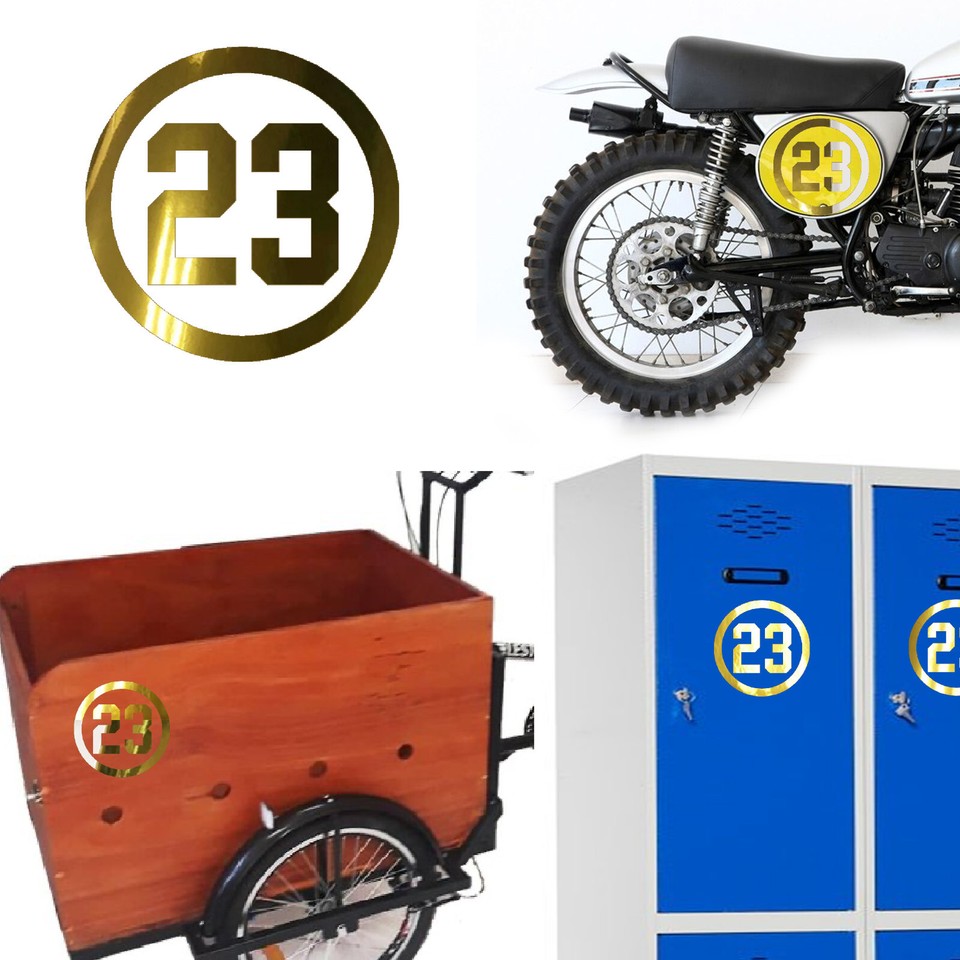 Numero 23, Aufkleber Vinyl Cut Version Vers.iiic | eBay