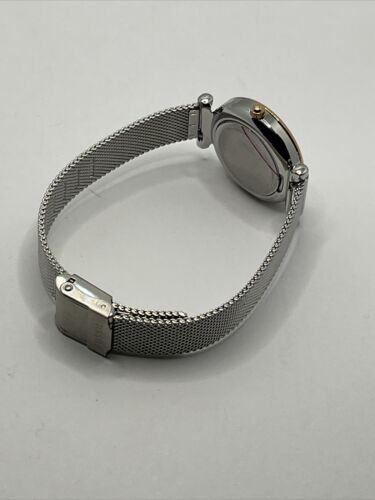 Fossil Carlie Mini ES4614 Womens Silver Stainless Steel Analog Dial ...