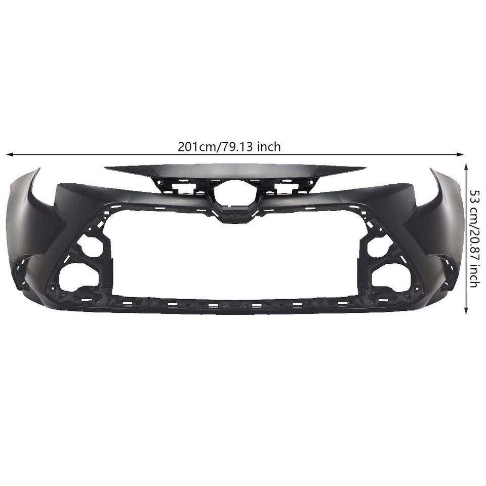 PFront Bumper Cover Fit For 2020 2021 2022 Toyota Corolla Hybrid L LE ...