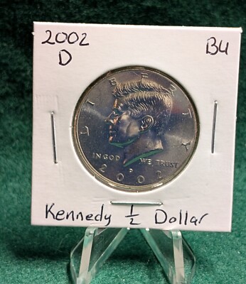 2002 D Kennedy Half Dollar Uncirculated from US Mint Rolls | eBay