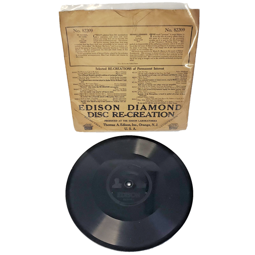 Edison DD 82209 - Oh Mother / Yeomans Wedding Song - Anna Case ...