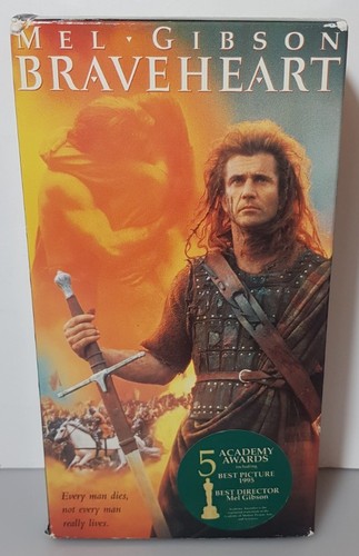 Braveheart - Mel Gibson - 1995 VHS - Paramount - Cardboard Sleeve | eBay