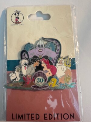 DEC 30th Anniversary The Little Mermaid Disney Pin Kiss the Girl Ariel ...