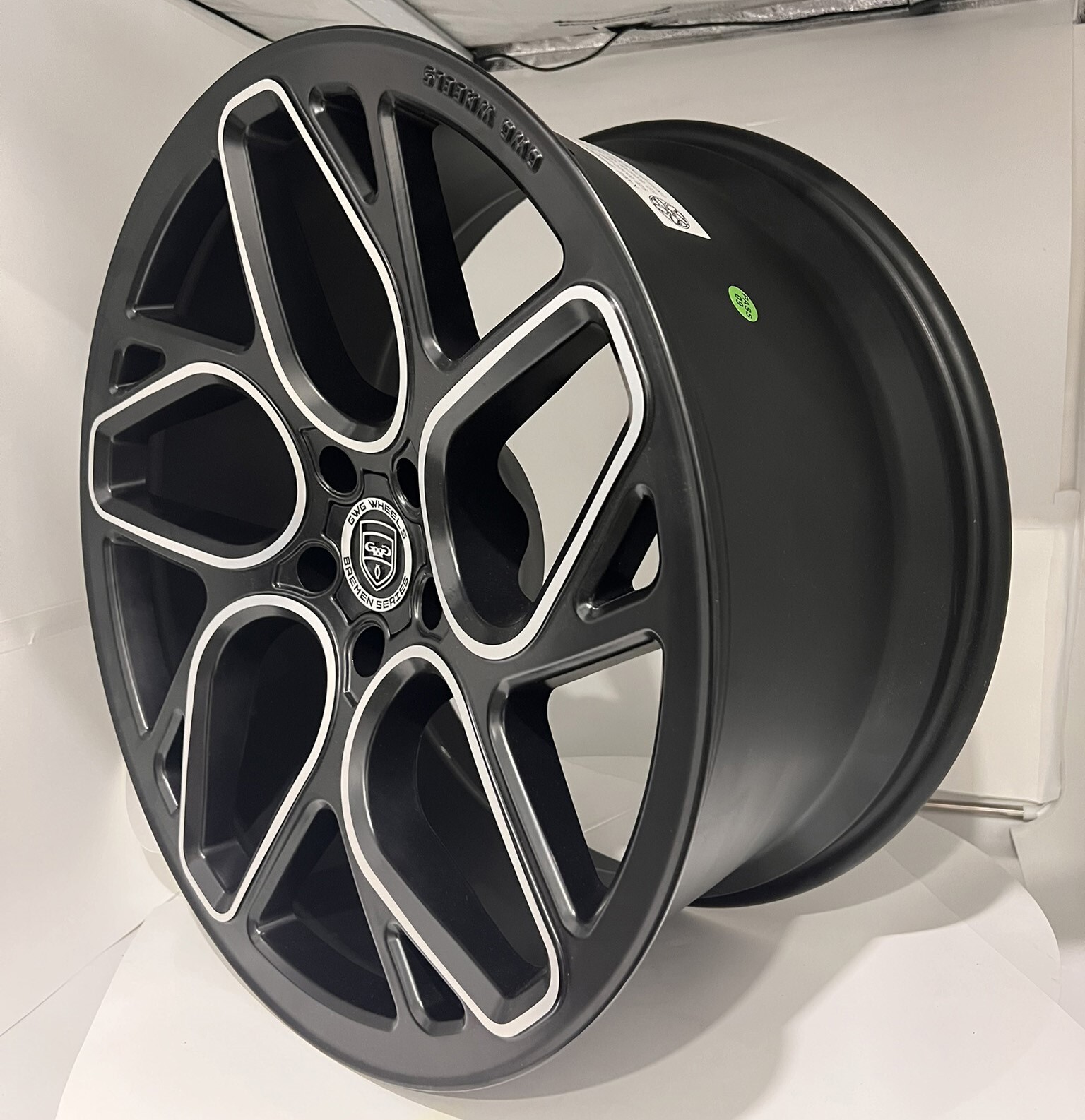 4 G45 20 inch STAGG Satin Black Machine Rims fits BMW 3 SERIES WAGON ...