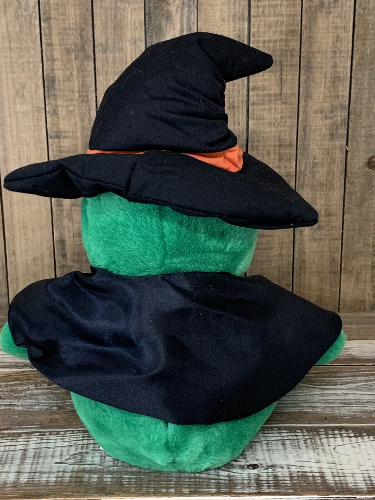 VTG Battery Operated Tickle Wiggle Halloween Green Smiley Plush Witch ...