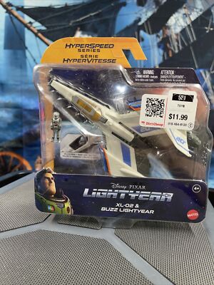 Buzz Lightyear XL-02 Hyperspeed Series Disney Pixar Mattel Aircraft ...