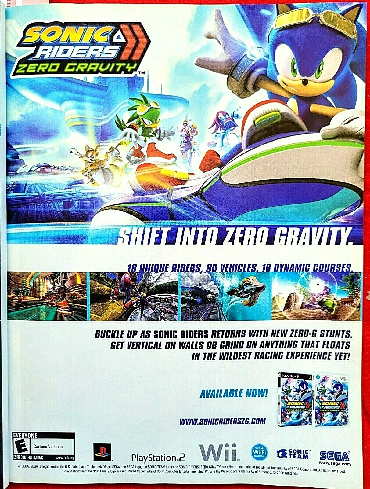 Sonic Riders Zero Gravity Sonic
