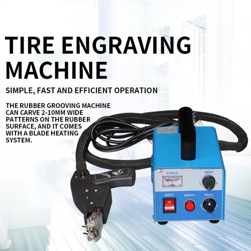 HSD-T100 Tire Carv Machine Rubber Roller Grooving Machine 350W Tire ...