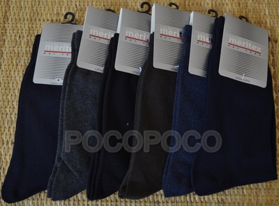 6 Pairs Men's Short Cotton Warm Socks Meritex Art. 121 | eBay UK