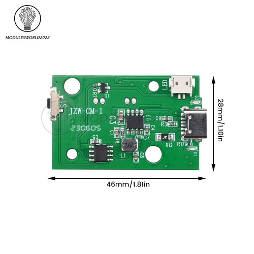DC5V Humidifier Driver Module with Breathing Light Large Mist Volume ...