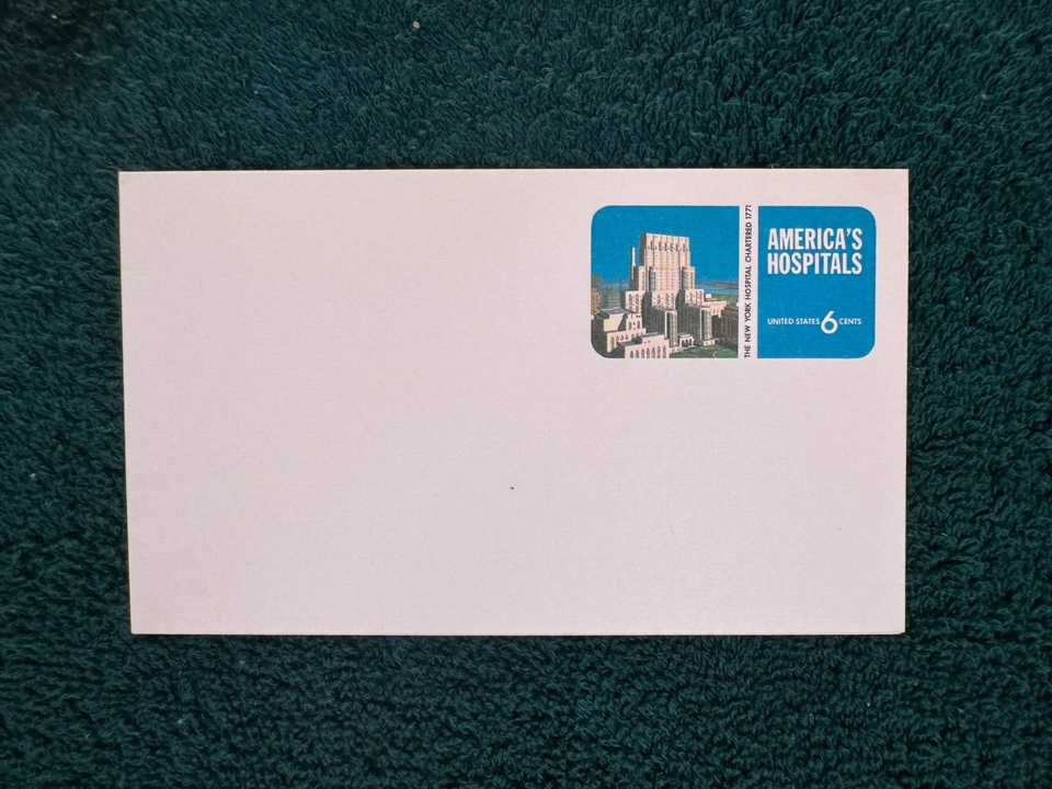 Postcard ~ 4 ~ America's Hospitals ~ 6 Cent Stamp ~ UNMAILED | eBay