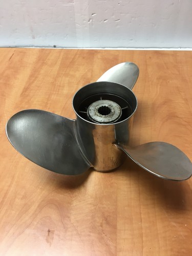 Power Tech LH 3 Blade SS Propeller Yamaha 13.25" x 15P 90hp Stainless ...