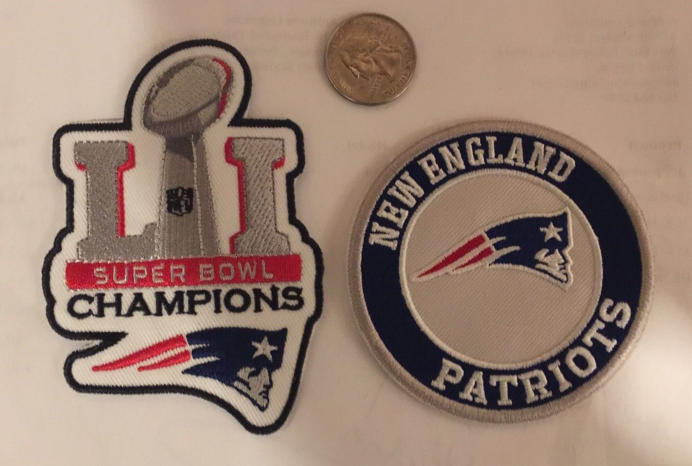 (2) NEW ENGLAND PATRIOTS IRON On PATCHES PATCH Lot | eBay