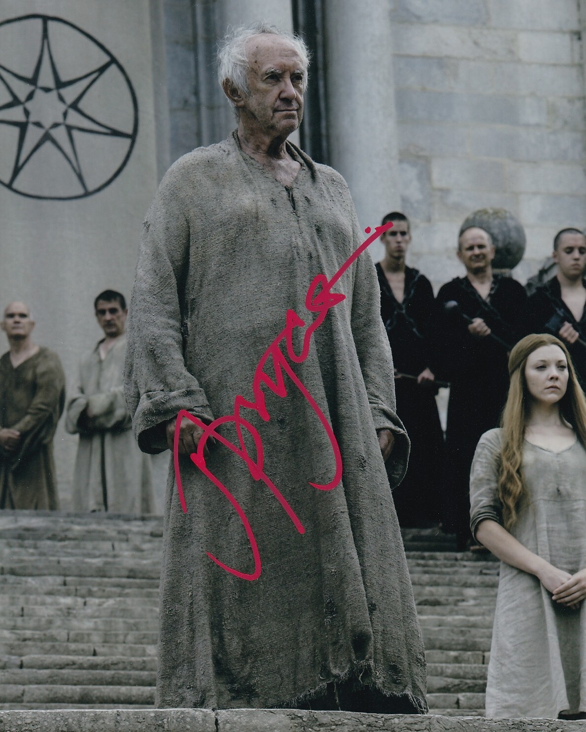 JONATHAN PRYCE signed Autogramm 20x25cm GAME OF THRONES in Person ...