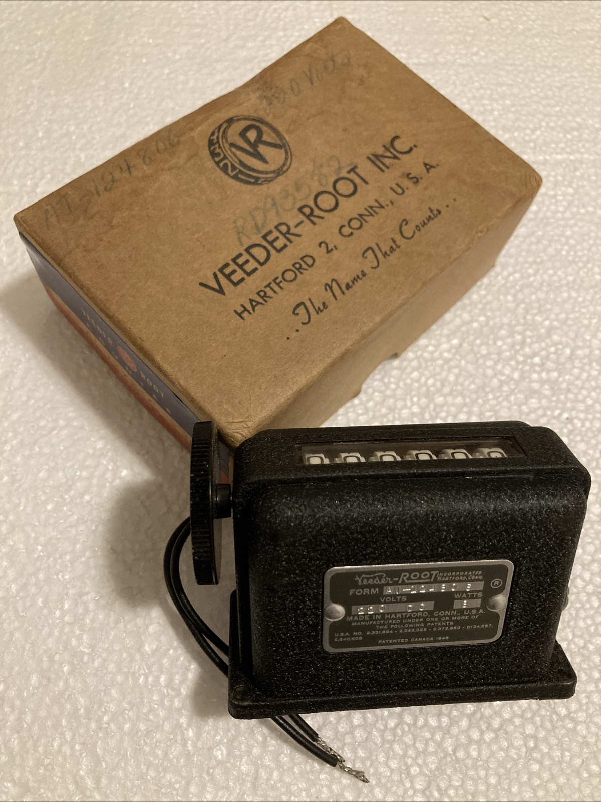Vintage VEEDER ROOT COUNTER, 6 Digit, AI-124806, 220 DC, 8 WATTS | eBay