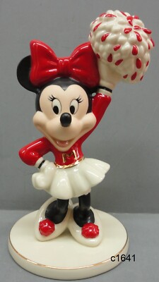 Lenox Disney Minnie Mousekeeter Cheer Cheerleader New In Box COA | eBay
