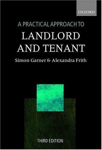 Practical Approach to Landlord and Tenant by Alexandra Frith and Simon ...
