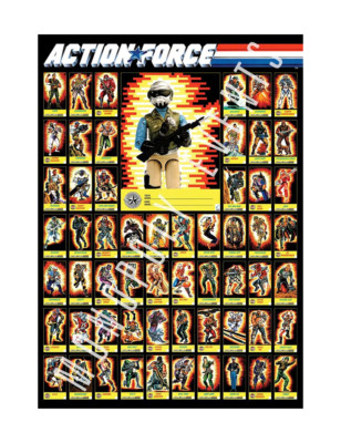 A1 Hasbro Action Force / GI Joe Reproduction Vintage Poster | eBay