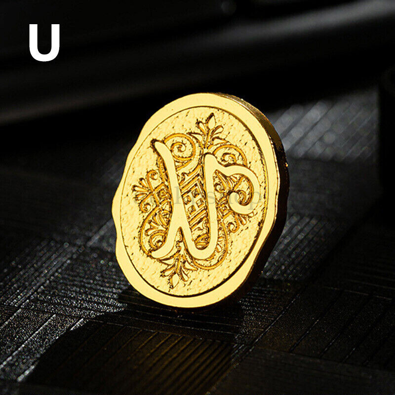26 Letters Seal Wax Stamp English Alphabet A-Z Replacement Head DIY ...