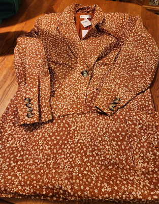 Free People Womens Maggie Suit Linen Suit Shop Toffee Combo Size 12 ...