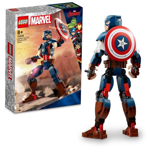 LEGO Marvel: Captain America Baufigur (76258) ab 8 Jahren - Neu & OVP ...