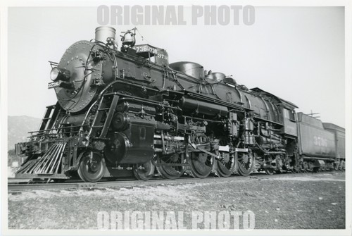 Original Photo ATSF Santa Fe RR Locomotive 3736 4-8-2 Mountain Type 6 ...
