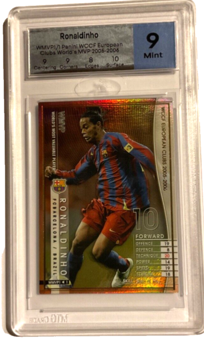 RONALDINHO Panini ORIGINAL ENGLISH WMVP 1/1 Card WCCF 2005-06 9 Mint | eBay