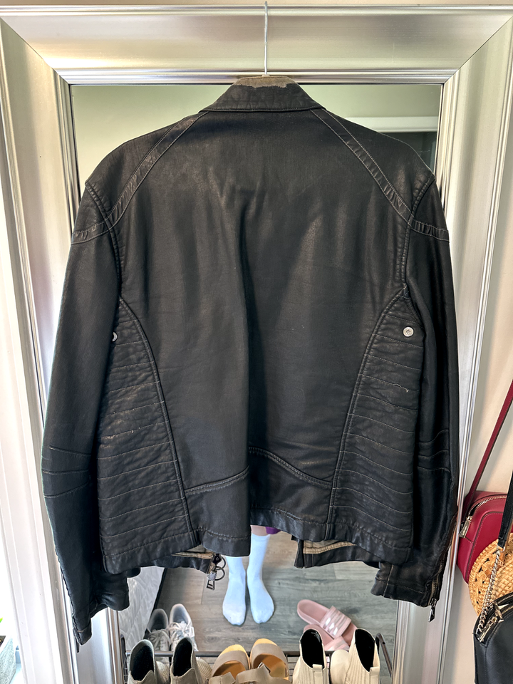 Mens Belstaff H Racer Jacket Size 48 UK (M) Black Well-loved | eBay