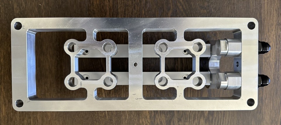 Blower Efi Hat Injector Holder Spacer Plate | eBay