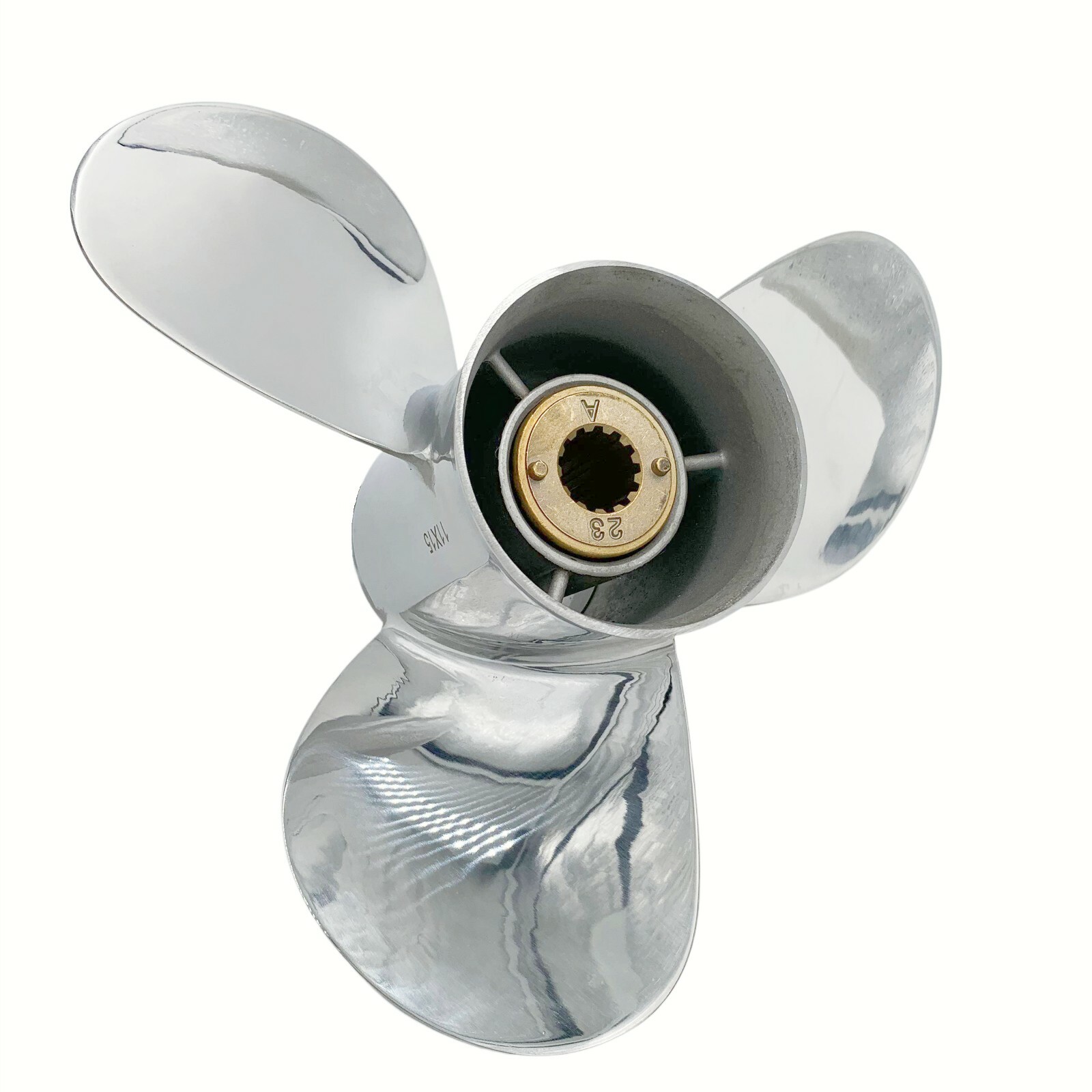 Propeller 10 1/4x16 for Mercury 25HP-40HP 3 Blades Stainless Steel 13 ...