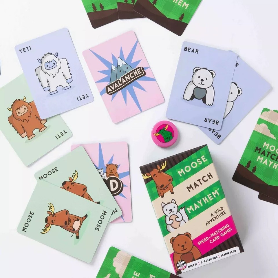 Moose Match Mayhem Card Game | Official Sealed Brand New Dolphin Hat ...