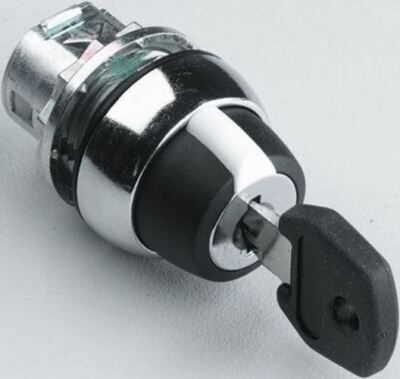 Allen Bradley 800F 2 Position Key Switch Head Latching | eBay.de