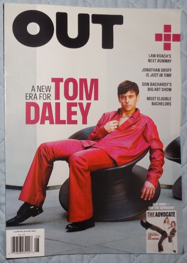 TOM DALEY - OUT/LEISHA HAILEY & KATE MOENING - THE ADVOCATE MAGAZINE | eBay