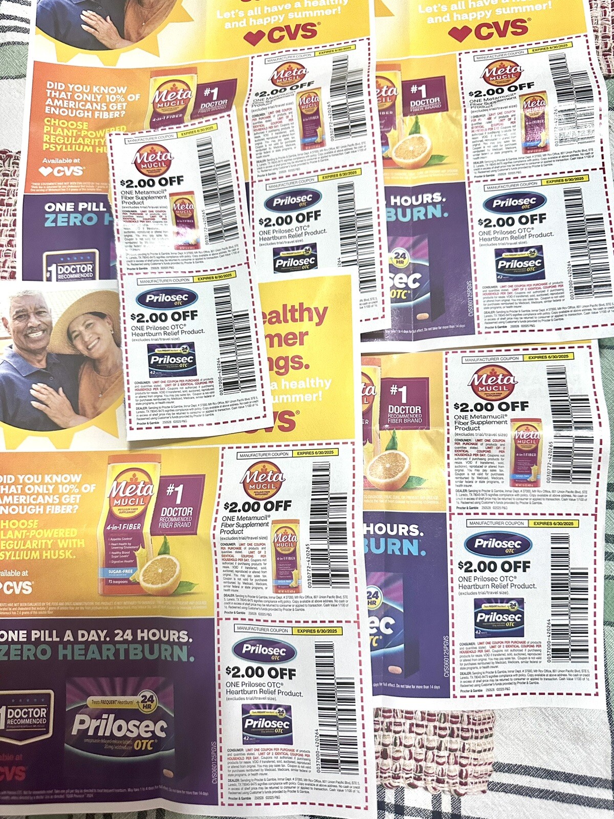 Meta Music & Prilosec OTC Heartburn $2 Off x 8=$16 coupons 6/30/2025 ...