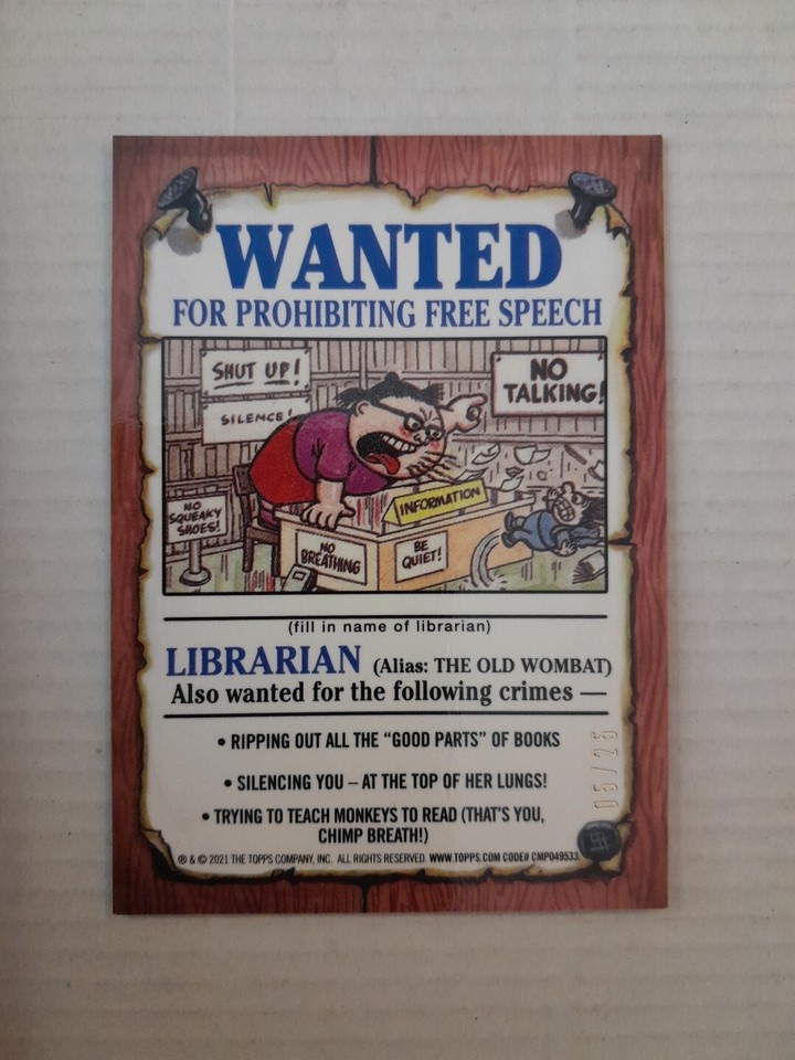 Garbage Pail Kids Chrome Series 4 Nicky Hickey /25 Rose Gold Refractor ...