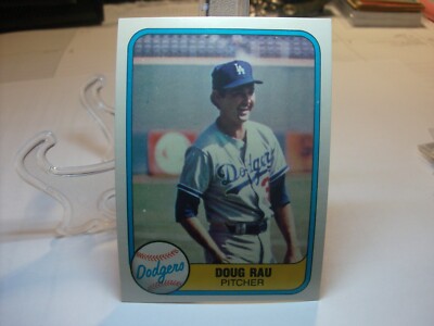 1981 Fleer Baseball #133 - Doug Rau - Los Angeles Dodgers (98890) | eBay