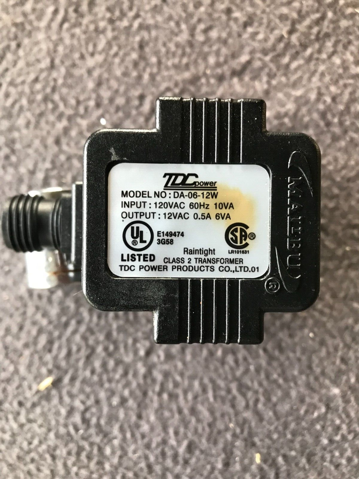TDC DA-06-12W DA-0612W DA06-12W TDC power Class 2 Transformer and 50 ...
