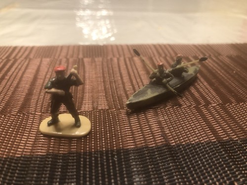 WW2 Miniature Toy Soldiers Allies & German 1:64 Scale Plastic 170 Count ...