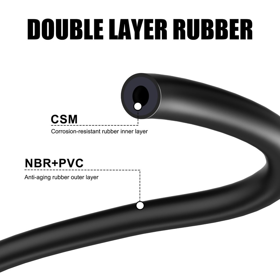 5.5mm Fuel Line 1/5 Inch Gas Tube Fuel Hose 5 Feet for ATV Quad Pit ...