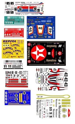 11 decal bundle for customer 1/24th Scale Waterslide Decals | eBay