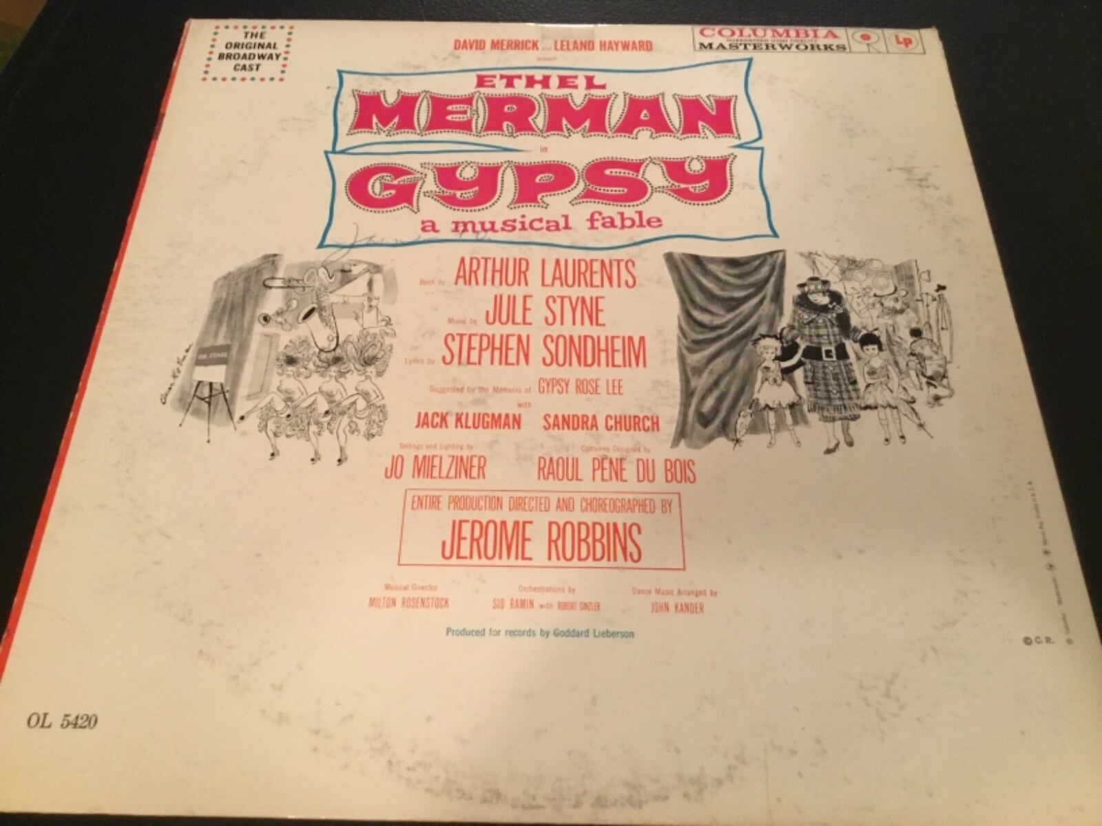 Ethel Merman In Gypsy a Musical Fable Record Album | eBay