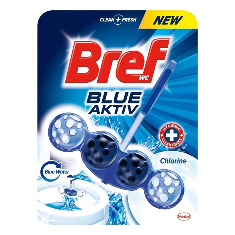 BREF WC Toilet Hangers Cleaners Rim Blocks CLEAN + FRESH Hygiene Power ...