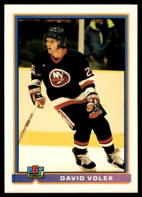 1991-92 Bowman #223 David Volek New York Islanders | eBay