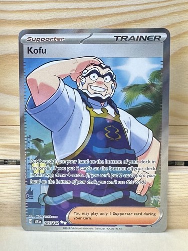 Kofu 165/142 Stellar Crown Pokemon TCG Full Art Trainer Card NM | eBay